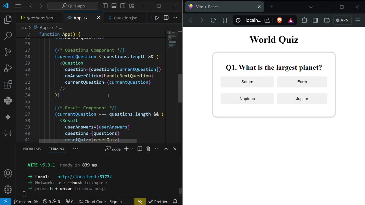 Rana VH on LinkedIn: #features #tech #reactjs #javascript #quizapp # ... Rana VH on LinkedIn: #features #tech #reactjs #javascript #quizapp # ...