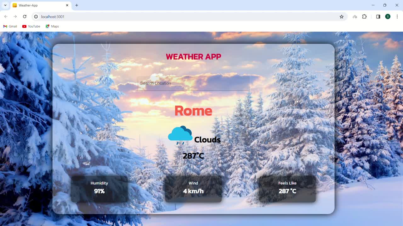 React project: Weather App with OpenWeatherMap API | Subith S posted on ... React project: Weather App with OpenWeatherMap API | Subith S posted on ...