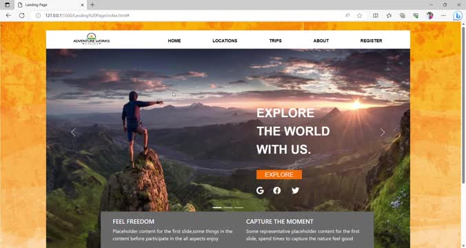 Venu parchagani on LinkedIn: #codsoft #internship #landingpage #html ... Venu parchagani on LinkedIn: #codsoft #internship #landingpage #html ...
