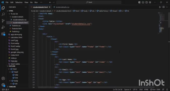 Shavala Sundar raju on LinkedIn: #webdevelopment #letsgrowmore #internship Shavala Sundar raju on LinkedIn: #webdevelopment #letsgrowmore #internship
