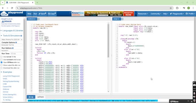 MANJU BHARGAVI MORLA on LinkedIn: #verilog #32x8ram MANJU BHARGAVI MORLA on LinkedIn: #verilog #32x8ram