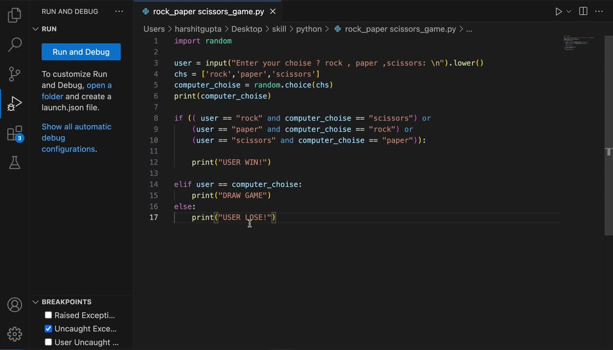 Harshit Gupta on LinkedIn: #python #programming #gamedevelopment # ... Harshit Gupta on LinkedIn: #python #programming #gamedevelopment # ...