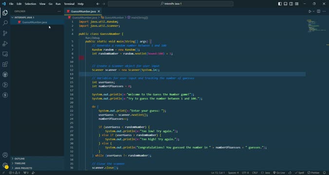 Completed Java task with InternPe | Pritam Sundaray posted on the topic ... Completed Java task with InternPe | Pritam Sundaray posted on the topic ...