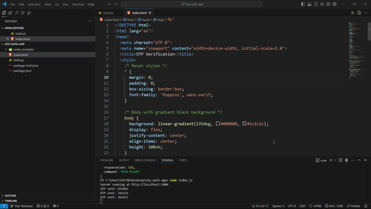Ashutosh Kumar Mishra on LinkedIn: #nodejs #otpauthentication # ... Ashutosh Kumar Mishra on LinkedIn: #nodejs #otpauthentication # ...
