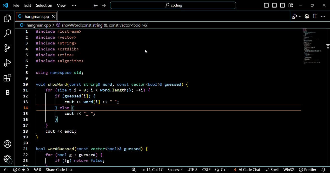 Khushi . on LinkedIn: #cplusplus #gamedevelopment #opensource #hangman ... Khushi . on LinkedIn: #cplusplus #gamedevelopment #opensource #hangman ...
