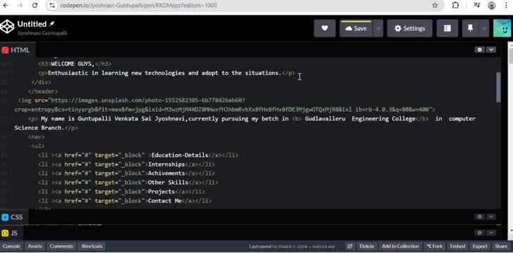V S Jyoshnavi Guntupalli on LinkedIn: #webdevelopment #css #html # ... V S Jyoshnavi Guntupalli on LinkedIn: #webdevelopment #css #html # ...