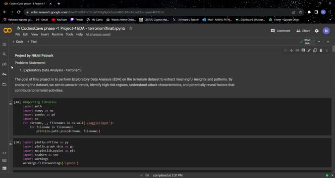 Nikhil Patnaik on LinkedIn: CodersCave phase -1 Project-1 EDA - terrorism Nikhil Patnaik on LinkedIn: CodersCave phase -1 Project-1 EDA - terrorism