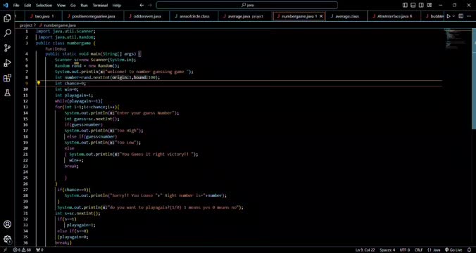 Manan Agarwal on LinkedIn: #codsoftinternship #javaprogramming Manan Agarwal on LinkedIn: #codsoftinternship #javaprogramming