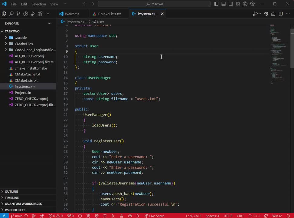 Ahmed Gaafar on LinkedIn: #internship #cplusplus #codingjourney #codealpha Ahmed Gaafar on LinkedIn: #internship #cplusplus #codingjourney #codealpha