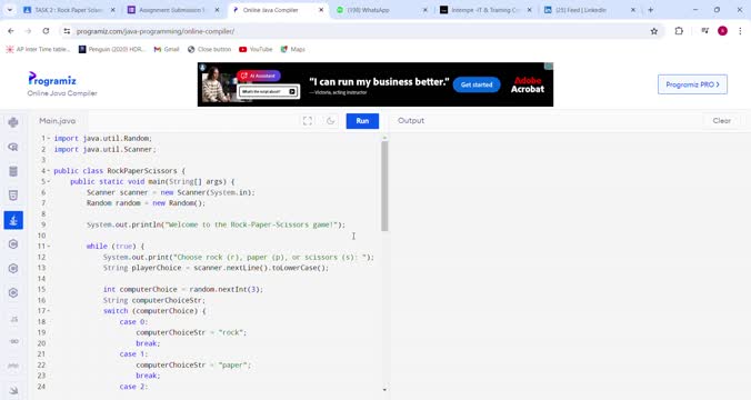 sai swathi. P on LinkedIn: #internpeinternship #javaprogramming sai swathi. P on LinkedIn: #internpeinternship #javaprogramming