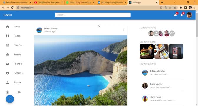 Dileep K on LinkedIn: #react #project #design #experience #socialmedia ... Dileep K on LinkedIn: #react #project #design #experience #socialmedia ...