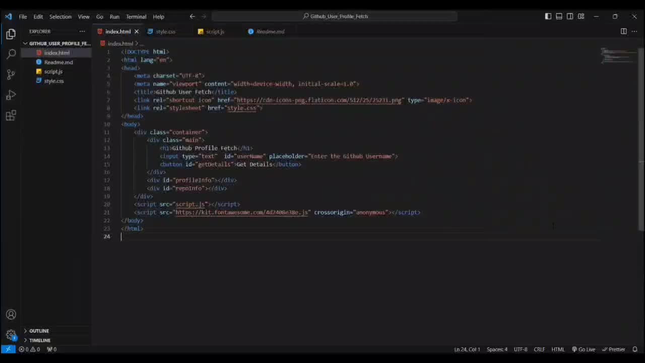 My GitHub Profile Fetch project | SANTHOSH SRINIVASAN posted on the ... My GitHub Profile Fetch project | SANTHOSH SRINIVASAN posted on the ...