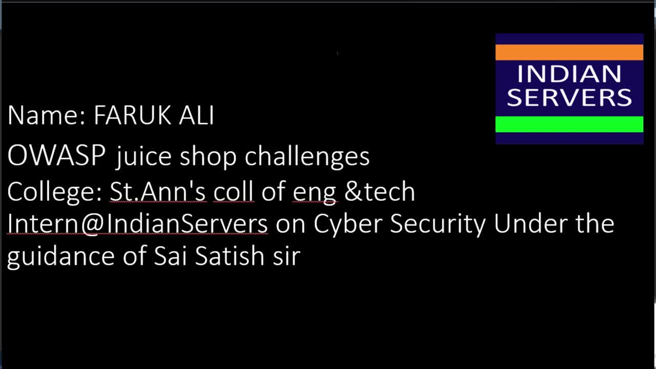 Faruk Shaik on LinkedIn: #intern #internship #cybersecurity Faruk Shaik on LinkedIn: #intern #internship #cybersecurity