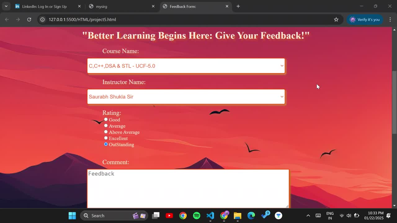 #webdevelopment #html #customerfeedback #onlinelearning #mysirg # ... #webdevelopment #html #customerfeedback #onlinelearning #mysirg # ...