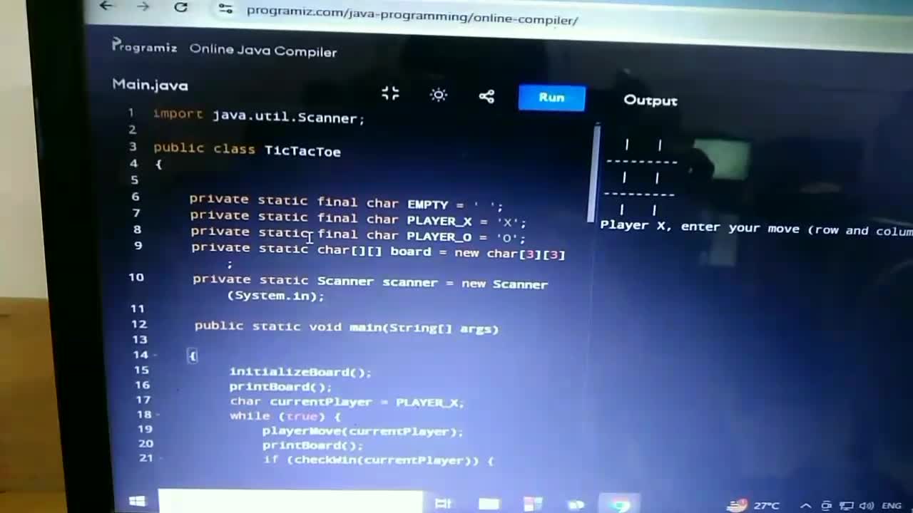 Sakshi Kakde on LinkedIn: #java #tictactoe #internship Sakshi Kakde on LinkedIn: #java #tictactoe #internship