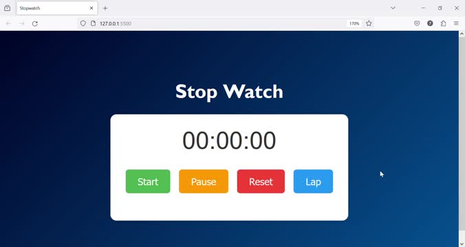 #webdev #stopwatchapp #html #css #javascript #prodigyinfotech | Janani ... #webdev #stopwatchapp #html #css #javascript #prodigyinfotech | Janani ...