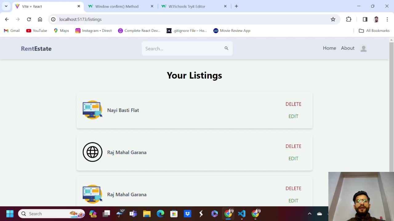 Tahseen Ahmad Bhat on LinkedIn: #reactjs #webdev #deletefunctionality Tahseen Ahmad Bhat on LinkedIn: #reactjs #webdev #deletefunctionality