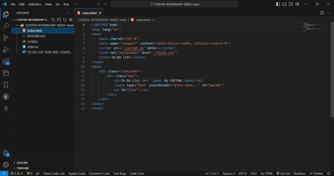CHETAN KALLIMANI on LinkedIn: #webdevelopment #html #css #js #intenship ... CHETAN KALLIMANI on LinkedIn: #webdevelopment #html #css #js #intenship ...