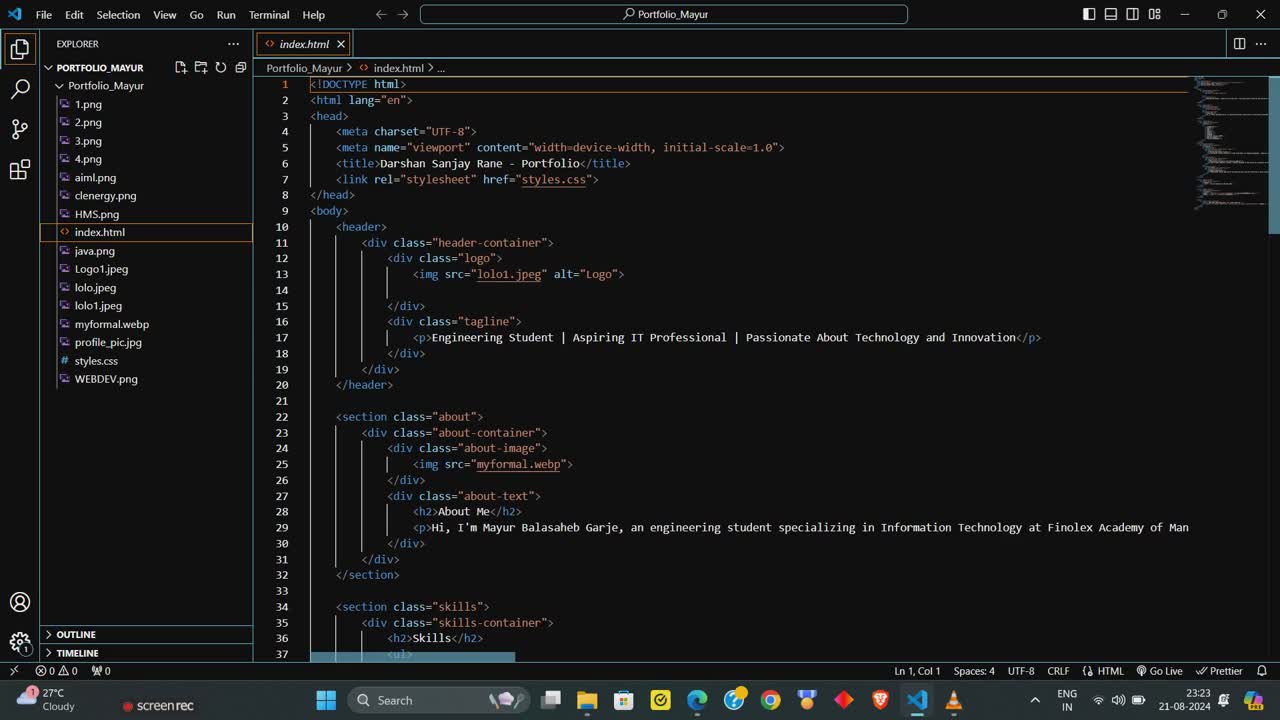 Mayur Garje on LinkedIn: #webdevelopment #portfolio #html #css # ... Mayur Garje on LinkedIn: #webdevelopment #portfolio #html #css # ...