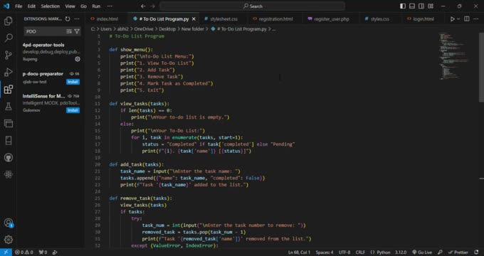 Abhinandan Gupta on LinkedIn: #python #programming #todolist # ... Abhinandan Gupta on LinkedIn: #python #programming #todolist # ...