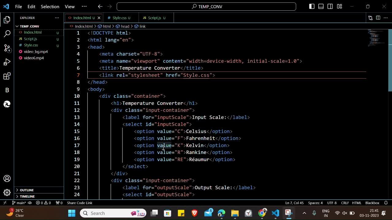 Kajal Meshram on LinkedIn: #bharatinternship #html #css #javascript # ... Kajal Meshram on LinkedIn: #bharatinternship #html #css #javascript # ...
