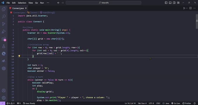 Surendran Prasanna on LinkedIn: #intern #internpe #javaprogramming Surendran Prasanna on LinkedIn: #intern #internpe #javaprogramming