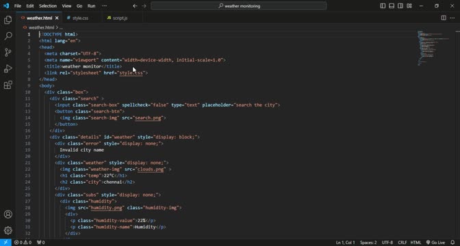 Banu Priya on LinkedIn: #html #css #javascript #weathermonitor # ... Banu Priya on LinkedIn: #html #css #javascript #weathermonitor # ...