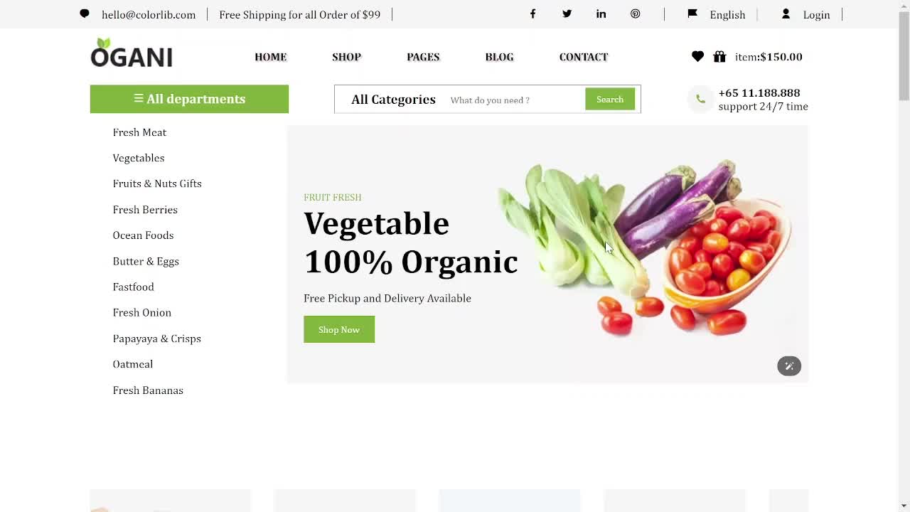 Finished a visually stunning website for fruits and vegetables | Rameez ... Finished a visually stunning website for fruits and vegetables | Rameez ...