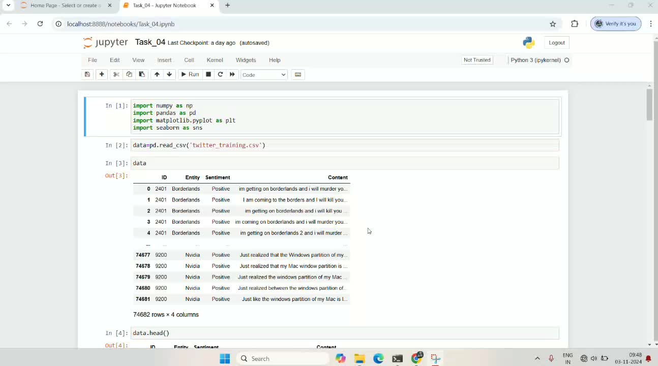 Sayali Patil on LinkedIn: ️Excited to share I complete my 4th task as a ... Sayali Patil on LinkedIn: ️Excited to share I complete my 4th task as a ...