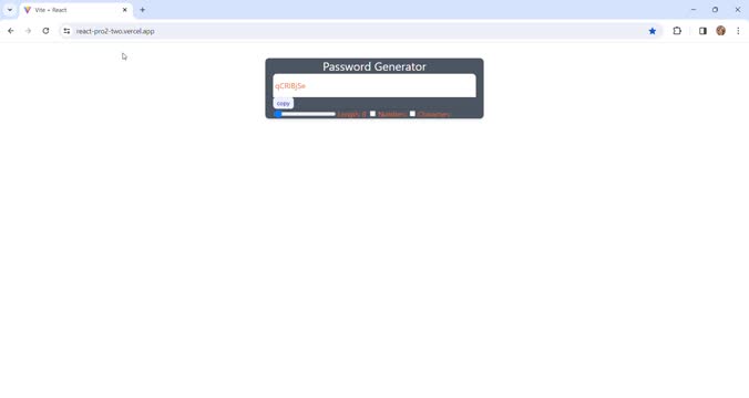Learned React.js hooks with password generator | Anshu Chaudhary posted ... Learned React.js hooks with password generator | Anshu Chaudhary posted ...