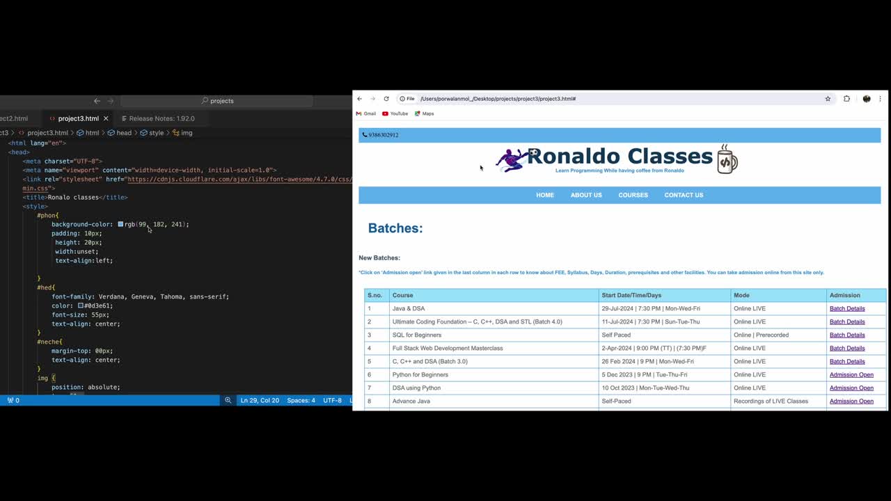 Ankur Porwal on LinkedIn: #html #css #webdevelopment #firstproject #coding Ankur Porwal on LinkedIn: #html #css #webdevelopment #firstproject #coding