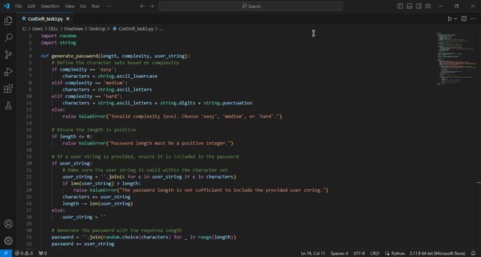 Yukta H on LinkedIn: #python #project #python #tech #passwordgenerator ... Yukta H on LinkedIn: #python #project #python #tech #passwordgenerator ...