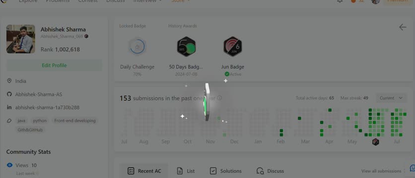 Abhishek Sharma on LinkedIn: #codingchallenge #leetcode # ... Abhishek Sharma on LinkedIn: #codingchallenge #leetcode # ...