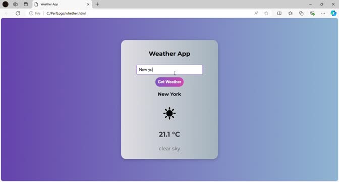Taijsi Thakur on LinkedIn: #webdevelopment #javascript #css #weatherapp ... Taijsi Thakur on LinkedIn: #webdevelopment #javascript #css #weatherapp ...