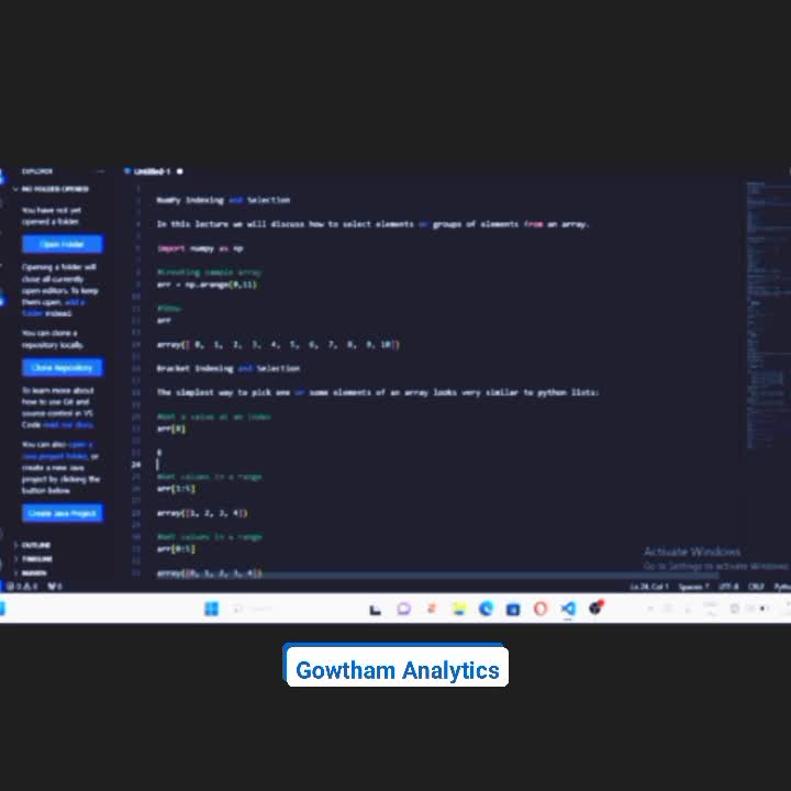 How to master NumPy indexing and selection | Gowthama Sankar M posted ... How to master NumPy indexing and selection | Gowthama Sankar M posted ...