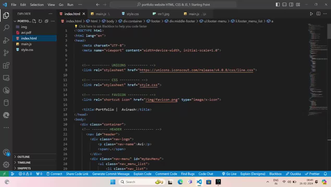 Avinash Dhuriya on LinkedIn: #sheriyanscodingschool #portfolio # ... Avinash Dhuriya on LinkedIn: #sheriyanscodingschool #portfolio # ...