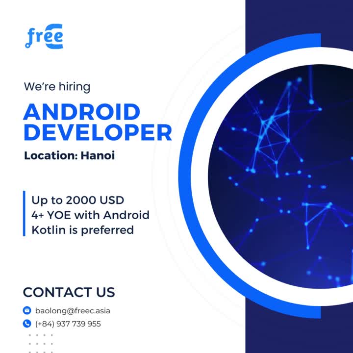 Long Nguyen on LinkedIn: #hiring #androidjobs #kotlin #mobiledeveloper ... Long Nguyen on LinkedIn: #hiring #androidjobs #kotlin #mobiledeveloper ...