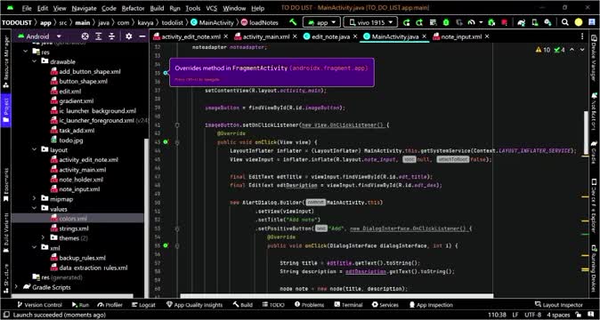 #codsoft #androidappdevelopment #todolistapp #internship | Kavya S #codsoft #androidappdevelopment #todolistapp #internship | Kavya S