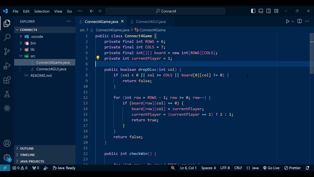 Jayavarshini K S on LinkedIn: #java #programming #gamedevelopment #internpe Jayavarshini K S on LinkedIn: #java #programming #gamedevelopment #internpe