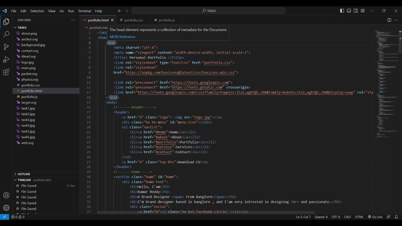 kumar reddy on LinkedIn: #codesoft kumar reddy on LinkedIn: #codesoft