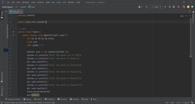 Sakshi Tayade on LinkedIn: #internship #codsoft #javaprogramming Sakshi Tayade on LinkedIn: #internship #codsoft #javaprogramming