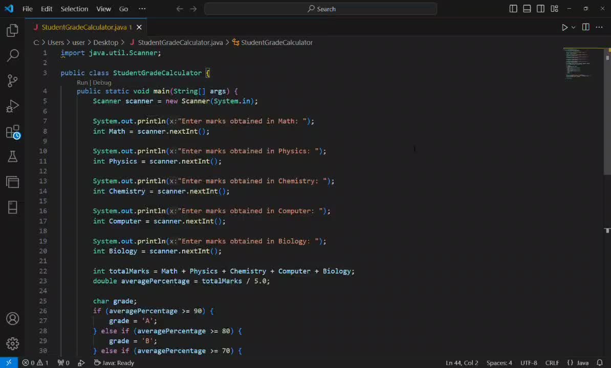 Gaurav dimri on LinkedIn: #codsoft #java #corejava #javaprogramming # ... Gaurav dimri on LinkedIn: #codsoft #java #corejava #javaprogramming # ...