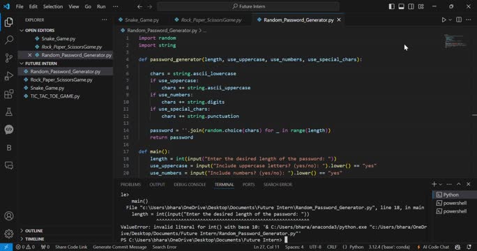 Ramcharan Reddy on LinkedIn: #python #coding #internshipjourney # ... Ramcharan Reddy on LinkedIn: #python #coding #internshipjourney # ...