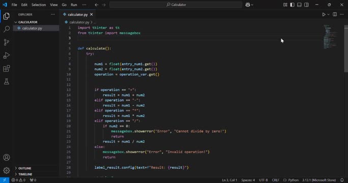 Pratiksha Shattigar on LinkedIn: #python #tkinter #calculator # ... Pratiksha Shattigar on LinkedIn: #python #tkinter #calculator # ...