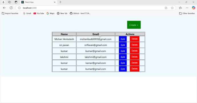 Mohan Venkatesh on LinkedIn: CRUD app using React Node js Mongodb Mohan Venkatesh on LinkedIn: CRUD app using React Node js Mongodb
