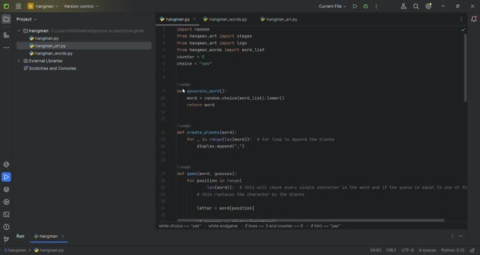 Omar Fathy on LinkedIn: #python #coding #gamedevelopment #hangman # ... Omar Fathy on LinkedIn: #python #coding #gamedevelopment #hangman # ...