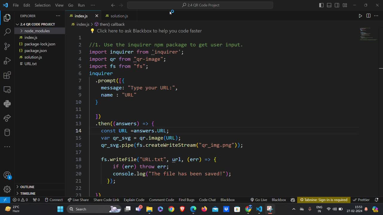 Aman Khan on LinkedIn: #amankhan #nodejs #javascript Aman Khan on LinkedIn: #amankhan #nodejs #javascript