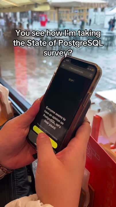 Timescale on LinkedIn: #postgresql #survey #tech #postgres #database #data Timescale on LinkedIn: #postgresql #survey #tech #postgres #database #data