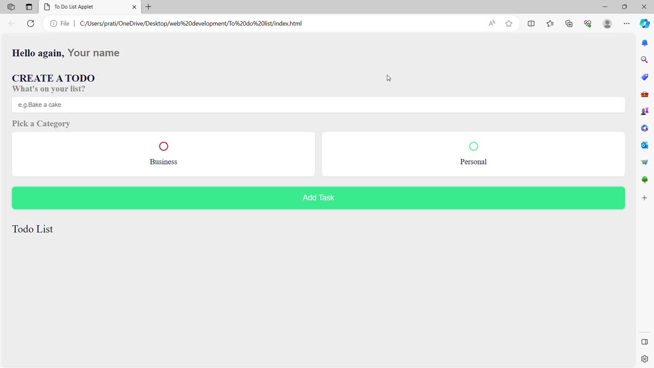 Designing a To-Do list web application | Sanika Lavhate posted on the ... Designing a To-Do list web application | Sanika Lavhate posted on the ...