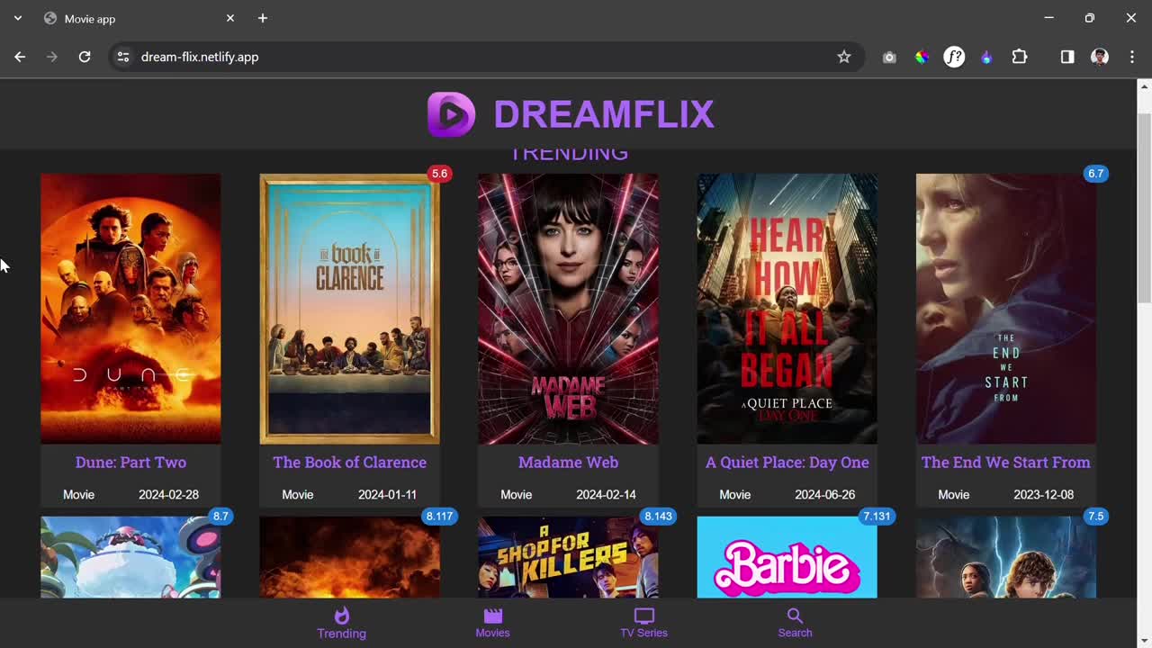 Introducing DREAMFLIX: the ultimate movie discovery platform | Sreerag ... Introducing DREAMFLIX: the ultimate movie discovery platform | Sreerag ...